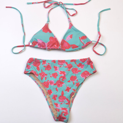 澳洲品牌rhyt**海边性感显瘦印花绑带比基尼度假bikini泳装女多款