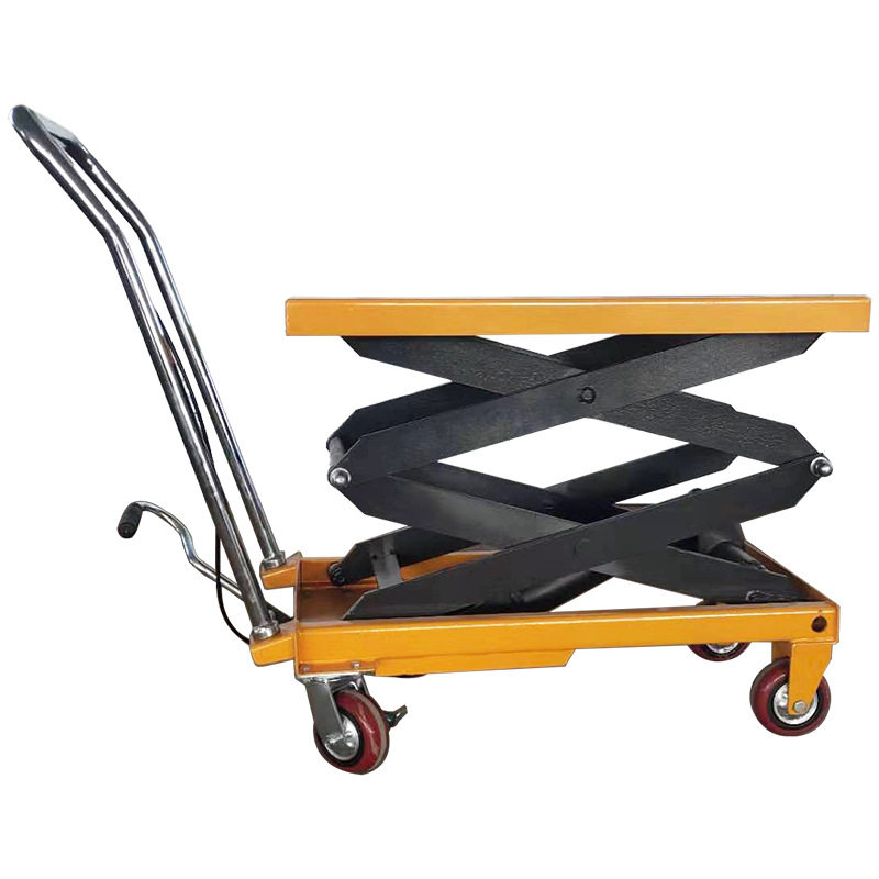 新供应手动液压升降机脚踏式手动小平台手动液压平台作业升降货品_虎窝淘
