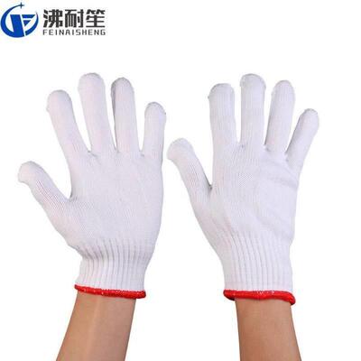 沸耐笙FNS-14775搬运工作厚防护手套防滑尼龙线手套600克尼龙12双