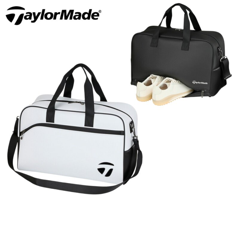 TaylorMade泰勒梅高尔夫配件男士大容量皮革手提便携鞋包衣物包