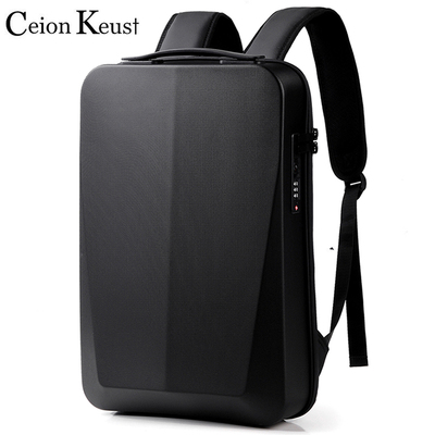 CeionKeust背包防水商务旅行包可放游戏本硬壳双肩包大容量电脑包