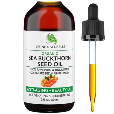 美国Jeune Naturelle 有机沙棘油100%纯冷压未稀释未精炼快速吸收