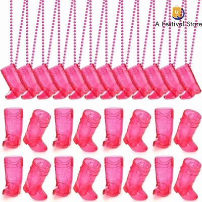 牛仔靴形项链酒杯新娘派对