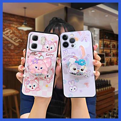 适用infinix Hot50i/Smart9/X6531/X6532手机壳旋转可爱情侣支架