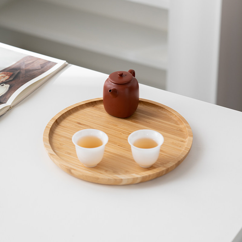 茶盘家用小型咖啡瓜子长方形圆形干泡茶台一人用蓄水茶几日式托盘