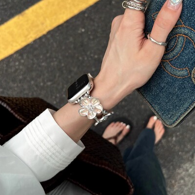 IAMYEEapplewatch花朵表带