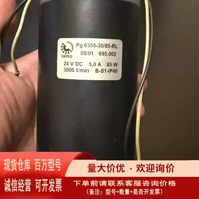 议价德国GEFEG直流电机型号Pg 6355-30/85-