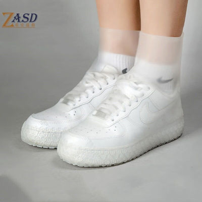 重安盛鼎雨鞋套防水雨鞋防滑耐磨TPE中筒鞋套户外便携式加厚鞋套