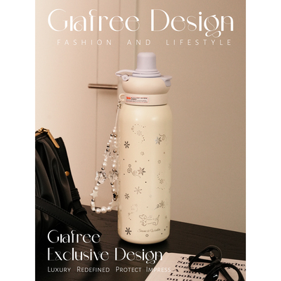 GRAFREE雪花大容量保温杯女生