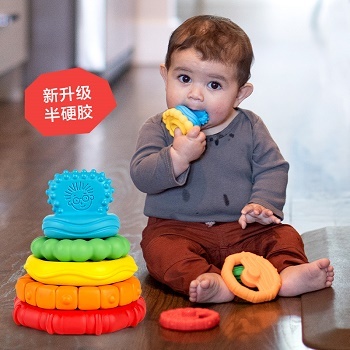 美国kids2多彩叠叠乐咬胶