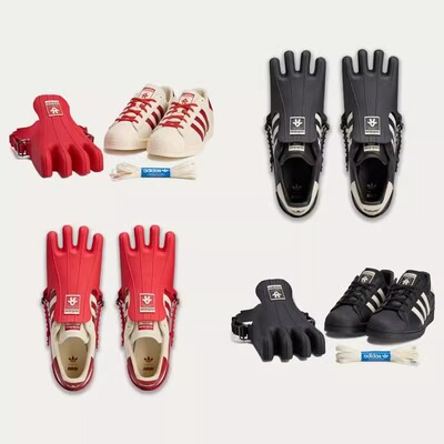 adidas阿迪达斯三叶草四趾贝壳鞋