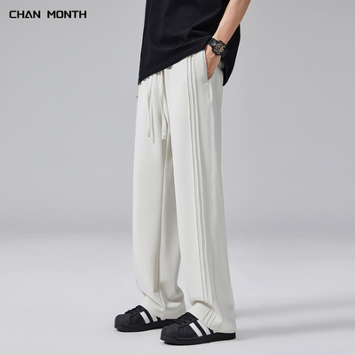 CHANMONTH秋冬新款高街休闲裤
