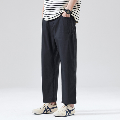 CHANMONTH夏季薄款冰丝休闲裤