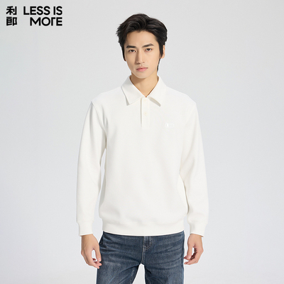 【棉涤混纺】利郎青年商务商场同款卫衣男2026春休闲时尚长袖t恤
