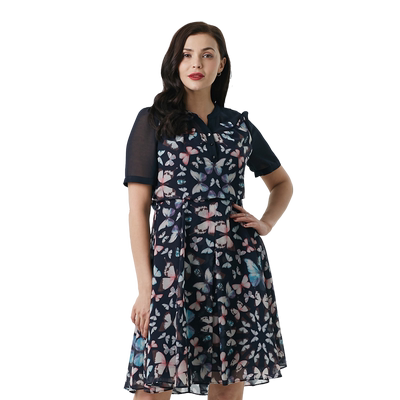 品牌时尚修身连衣裙中长款新款