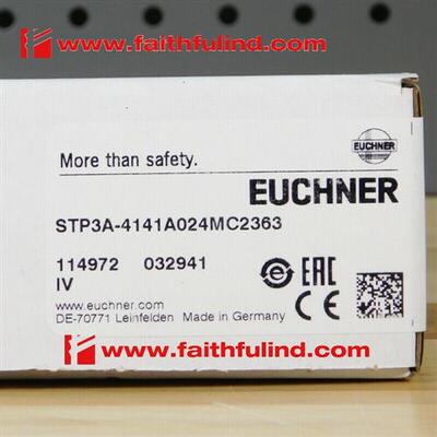 议价Euchner 114972 安士能全新安全开关 STP3A-4141A024MC2363