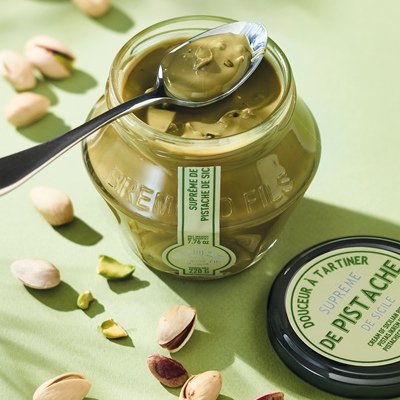 【现货】法国maisonbremond1830西西里奶油开心果酱130g面包抹酱