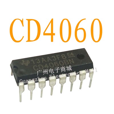 CD4060BN/HCF4060BE逻辑芯片数字液晶屏继电器电源驱动板模块IC