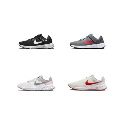 【攀登】NikeREVOLUTION6舒适防滑耐磨轻便休闲低帮儿童跑步鞋