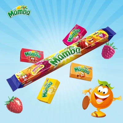 德国进口Mamba哈瑞宝混合水果软糖魔法棒多口味儿童糖果零食喜糖