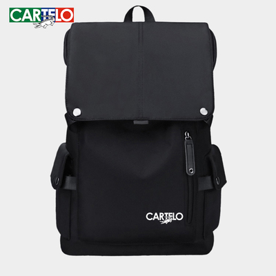 卡帝乐鳄鱼时尚双肩包C159B10011-1E-黑色