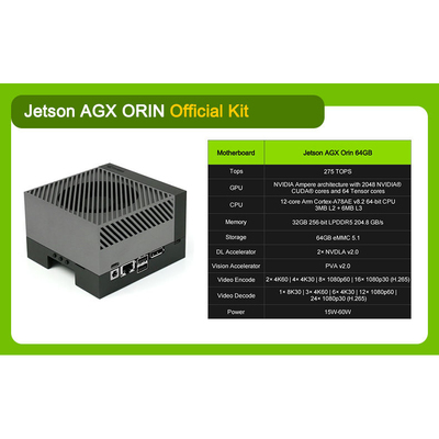 英伟达NVIDIA jetson agx orin AGX Xavier人工智能开发板套件