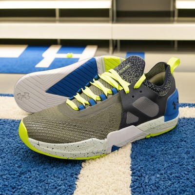 安德玛 UA TriBase Reign 4 Pro 男子透气运动健身训练鞋 3025080