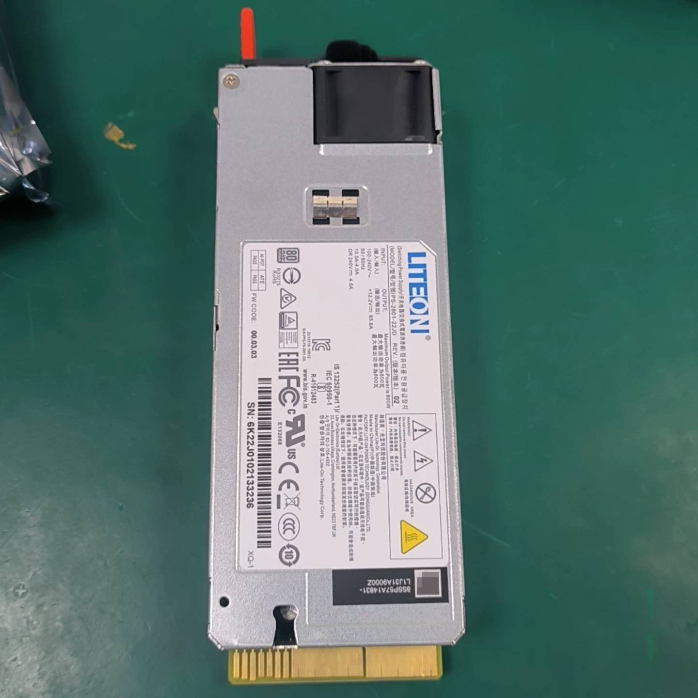 可维修LITEON 开关电源 PS-2801-22JD 800W电议价