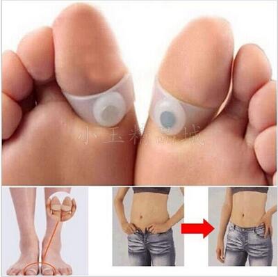 magnetic silicon foot massage toe ring weight loss ming