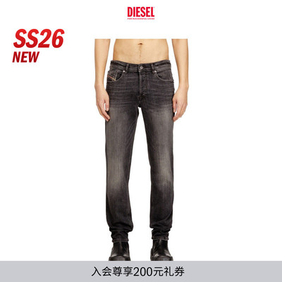 DIESEL26早春男士直筒牛仔裤