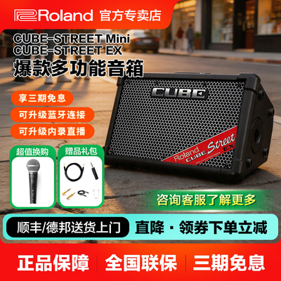 罗兰cube便携式EX路演木吉他音响