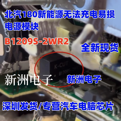 B1209S-2WR2 适用北汽180新能源无法充电易损电源模块 4脚 全新