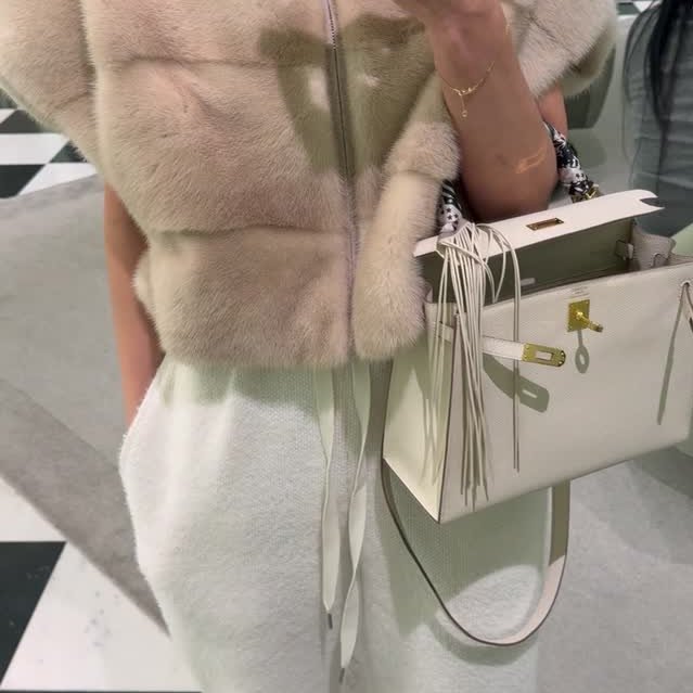 貂毛皮草马甲女 韩版chic 轻奢时尚 立领百搭中长休闲宽松 外搭