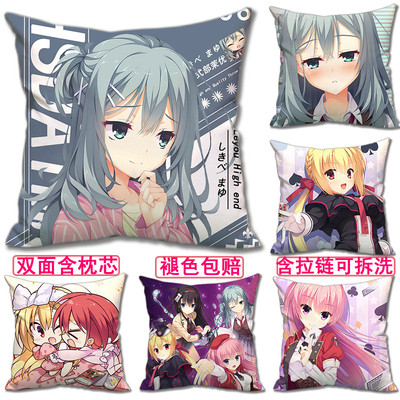 RIDDLEJOKER周边抱枕式部茉优在原七海同人动漫毛绒玩偶具坐靠垫