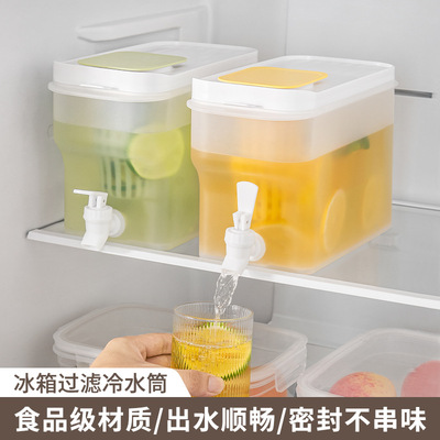 日式冰箱冷水壶家用凉水杯大容量耐高温储水夏饮料桶冷泡壶a0273