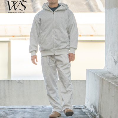 简约休闲风连帽卫衣套装