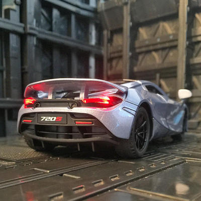 新款 仿真唛凯仑720S跑车合金模型儿童金属汽车摆件超跑玩具车