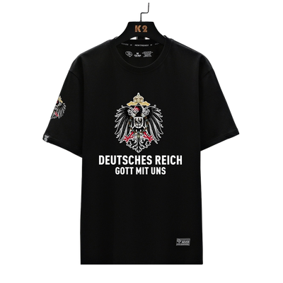 德意志第二帝国German Empire普鲁士德国衣服男女情侣T恤短袖jl