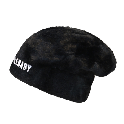 宽松休闲保暖毛绒堆堆帽子冷帽