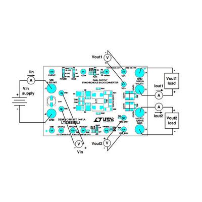 DC1441A 开发板 《 BOARD DEMO FOR LTC3855EUJ    》