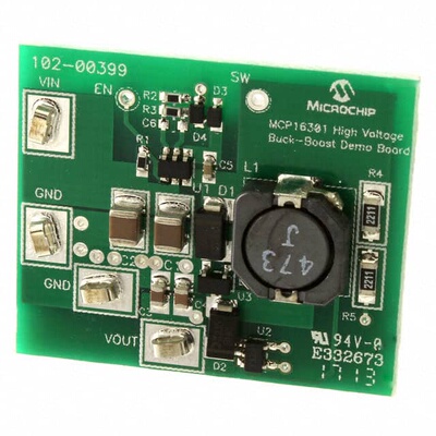 ADM00399 开发板 《 BOARD DEMO BUCK BOOST MCP16301    》