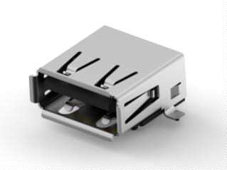 292303-4 连接器 《 CONN RCPT USB2.0 TYPEA 4POS R/A    》