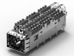 2-2170705-1 连接器 《 CONN ZQSFP+ CAGE W/HSINK R/A    》