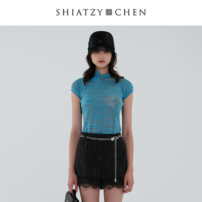 SHIATZY CHEN/夏姿·陈25春夏系列蕾丝拼接西装短裤157033