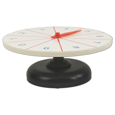 J20526空白转盘J20524 数字转盘J20565色块转盘 概率问题演示学具小学数学科普实验器材教学仪器幼儿益智教具