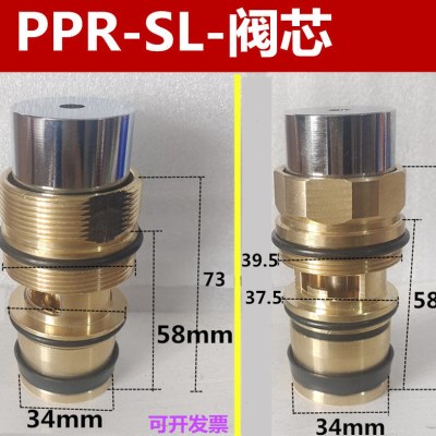 暗装阀芯 PPR冲洗阀阀芯 PPR热熔暗装脚踏 森立冲水阀阀芯 维修配