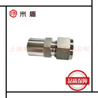 316L不锈钢卡套自动焊接头 焊接管变径接头 卡套转光杆焊接管接头