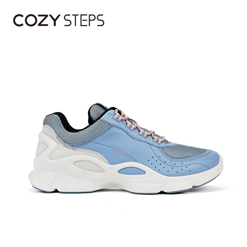 COZY STEPS可至潮牌老爹鞋女ins潮百搭女鞋透气休闲运动鞋女低跟_虎窝淘