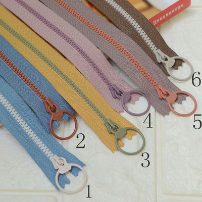YKK3号撞色树脂拉链先染风格
