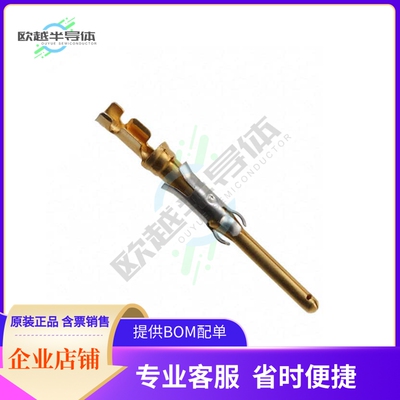 66406-4【CONN PIN 26-30AWG GOLD CRIMP】